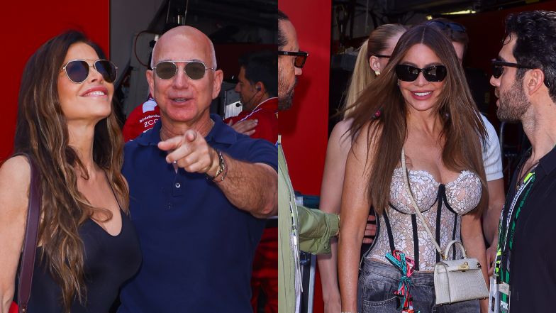 Sofia Vergara na Grand Prix Formuły 1 w Monako. Wpadli też Jeff Bezos i Lauren Sanchez - Pudelek