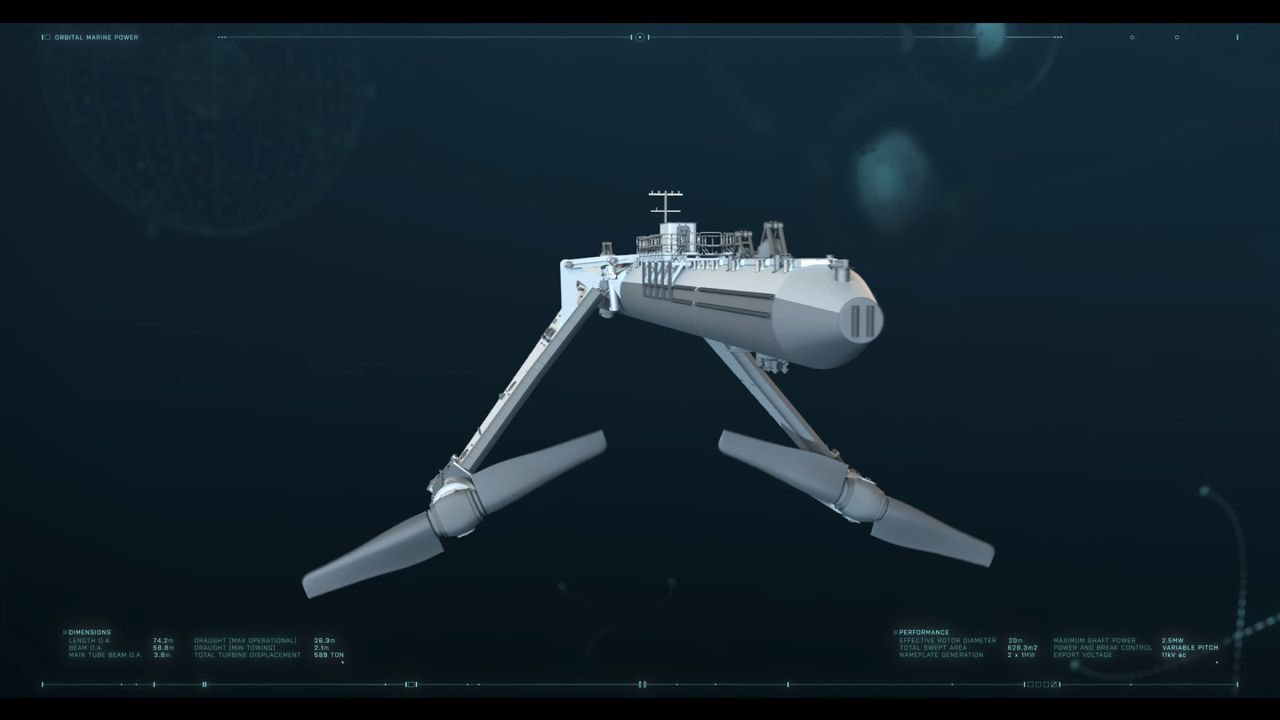 Energia z wody. Orbital Marine O2 - najpotężniejsza turbina pływowa świata