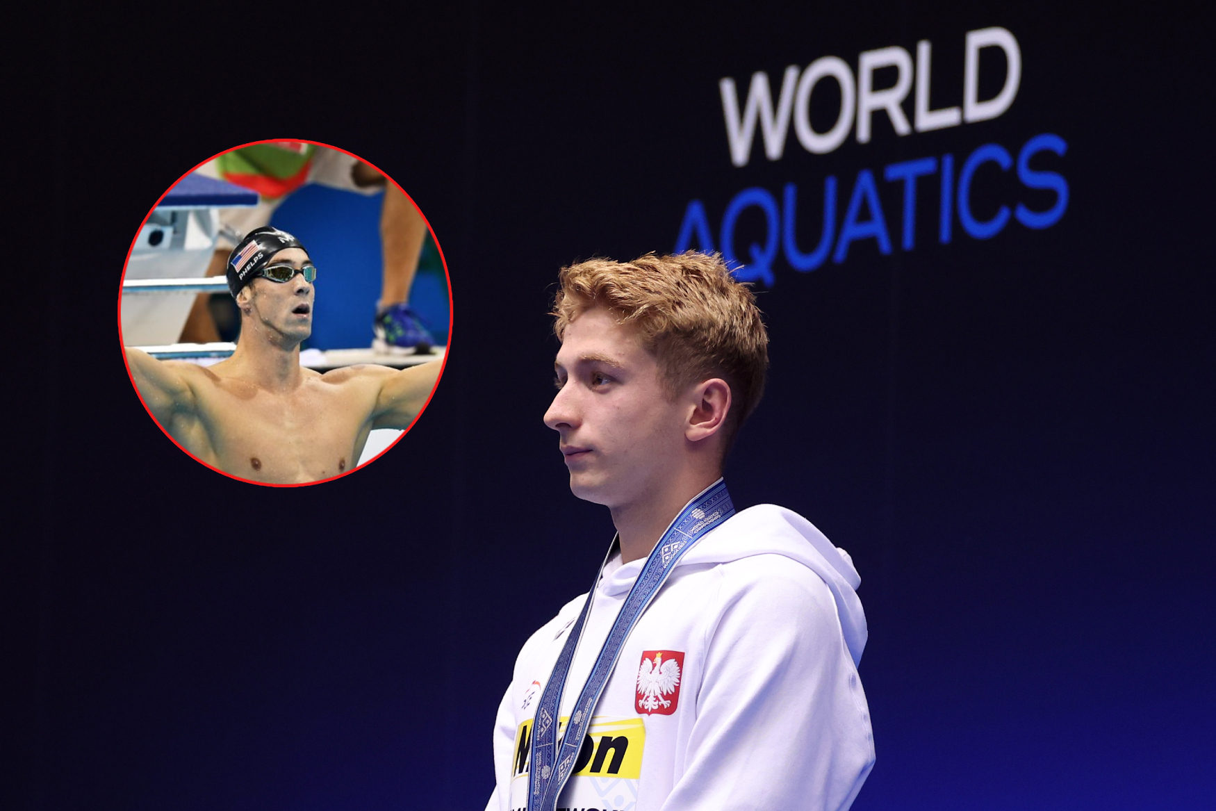 Zdobył medal dla Polski i dostał go od Michaela Phelpsa. "Ogromny ...