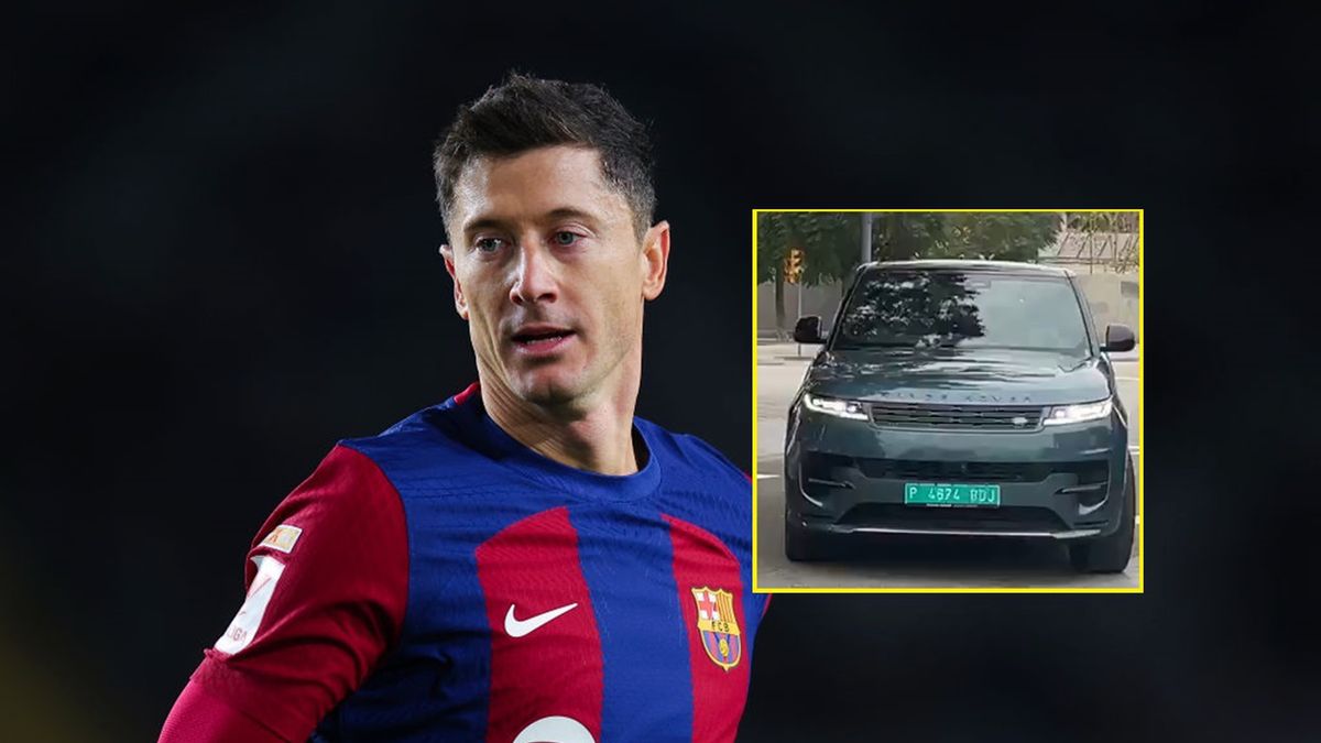 Barca wznowiła treningi. Auto "Lewego" zwróciło uwagę