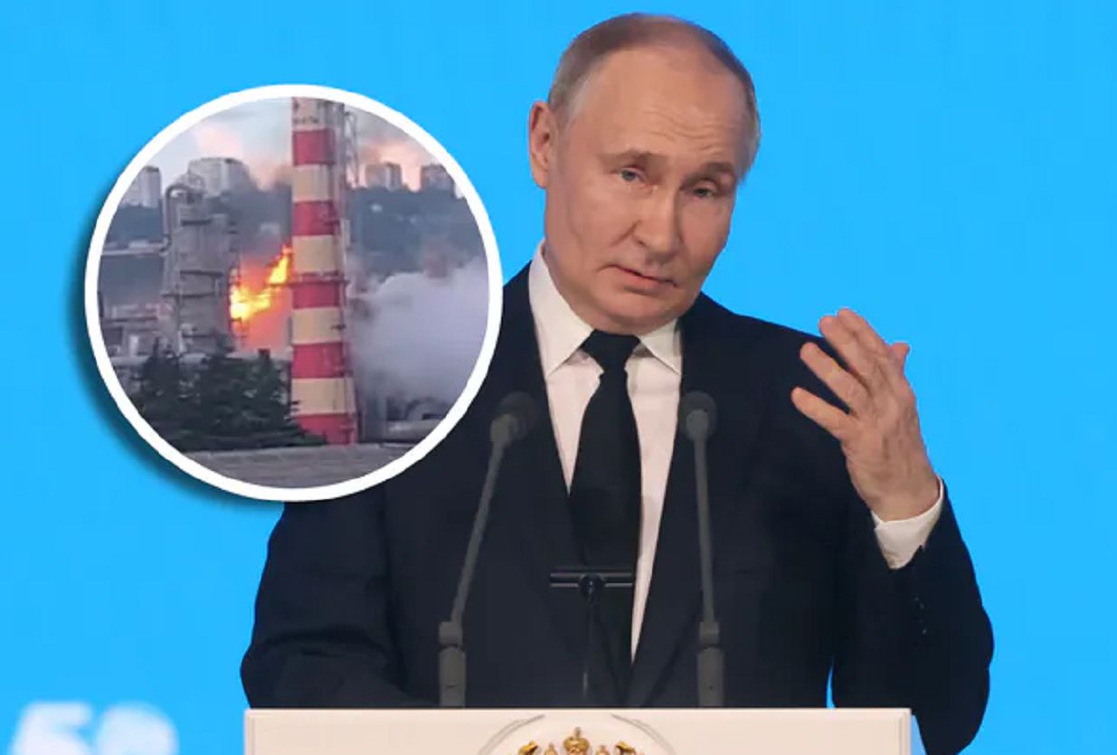 Panika w Rosji. Drony znów zaatakowały skład ropy naftowej