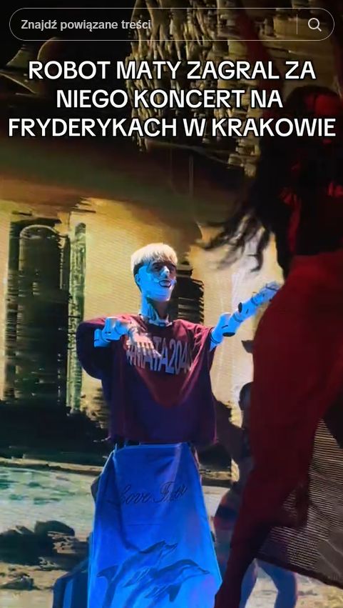 Mata wysłał na Fryderyki robota! Rewolucyjny występ - Pudelek