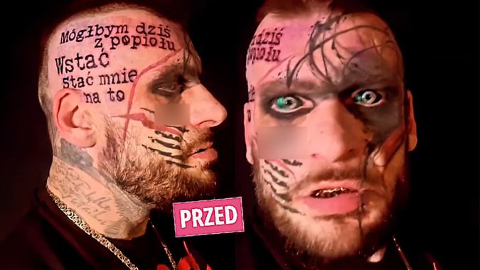 Popek już nie chce tak wyglądać. Pokazał nowy projekt swojej twarzy