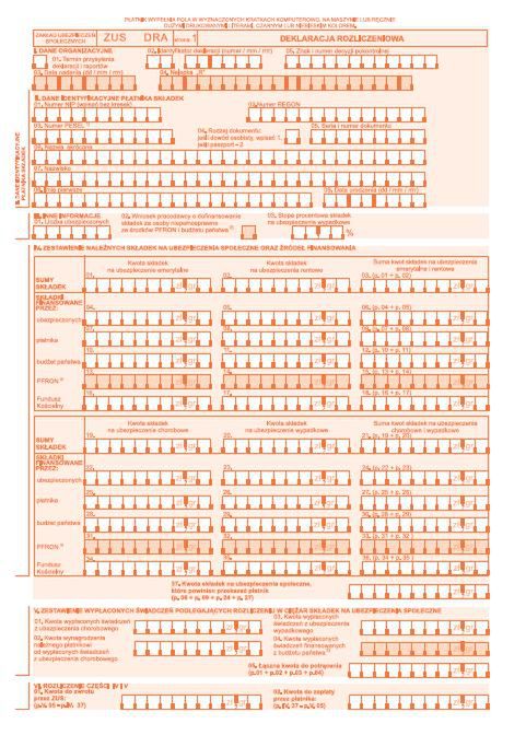 ZUS DRA. Sprawdź, jak poprawnie wypełnić druk i jak obliczyć składki za ...