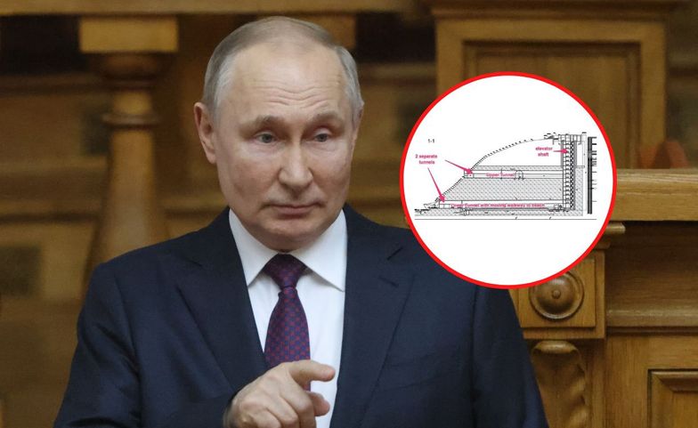 Tajne bunkry Putina. Są schematy pomieszczeń - Money.pl