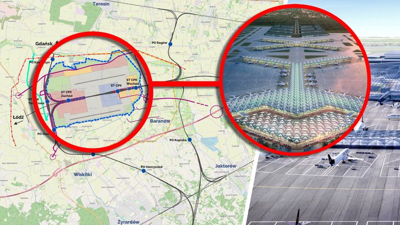 Wariant inwestorski lotniska CPK. Jak będzie wyglądać Centralny Port ...