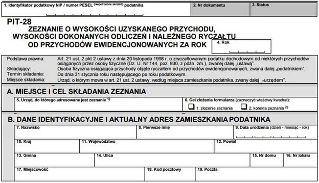 Jak wypełnić PIT-28? Instrukcja krok po kroku dla wynajmujących mieszkania - Money.pl
