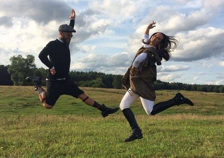 Kinga Rusin z córką na planie "Top model"! Ten odcinek był kręcony w ...