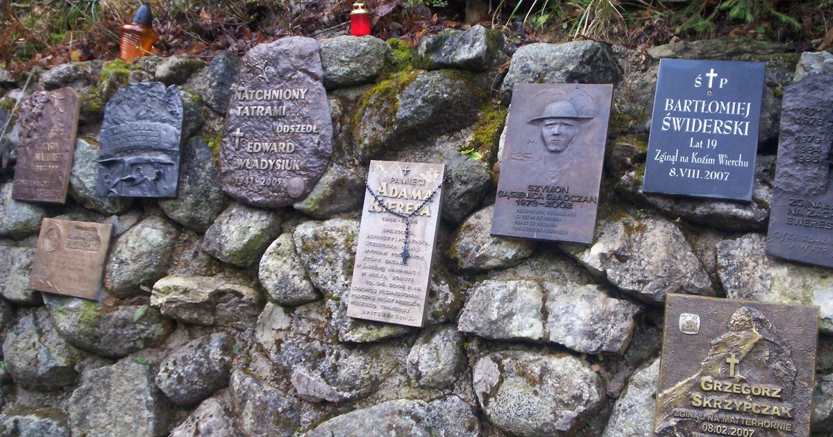 Cmentarze symboliczne i miejsca pamięci w Tatrach - WP Turystyka