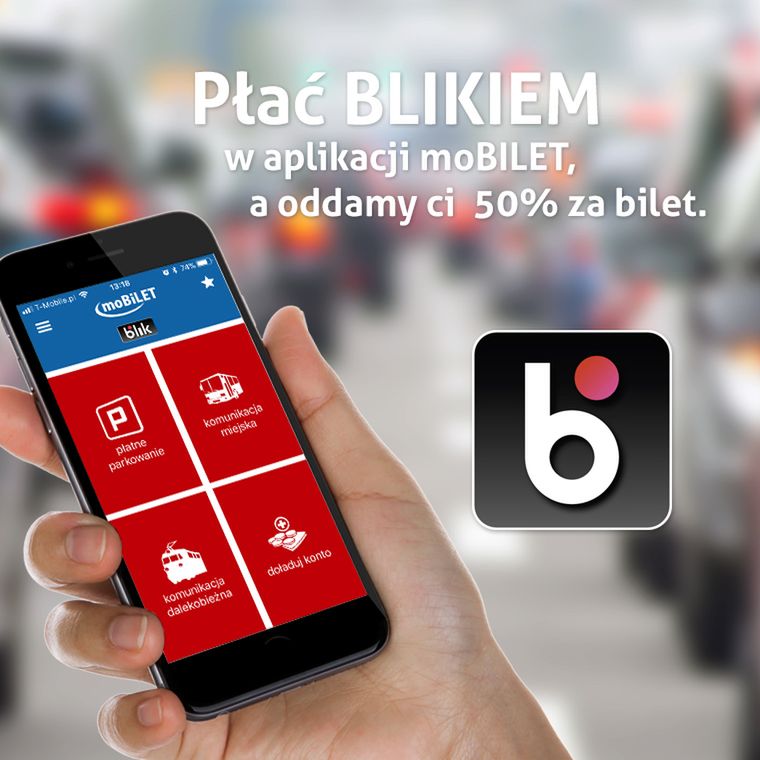 Z aplikacją moBiLET za bilet komunikacji miejskiej zapłacimy o połowę mniej