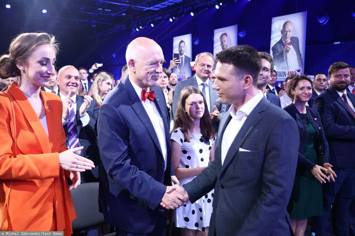 Korwin-Mikke chce układu z Morawieckim i "ustawia" Mentzena we ...