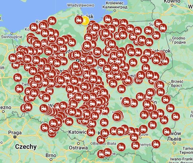 Strajk rolników. 20 marca odetną dojeżdżających, ma zaboleć [MAPA ...