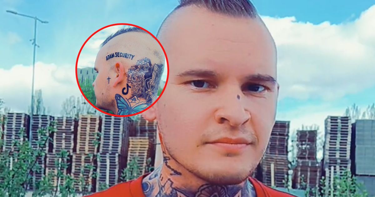 Adam Security przesadził? Nowy tatuaż wywołał lawinę reakcji - Vibez