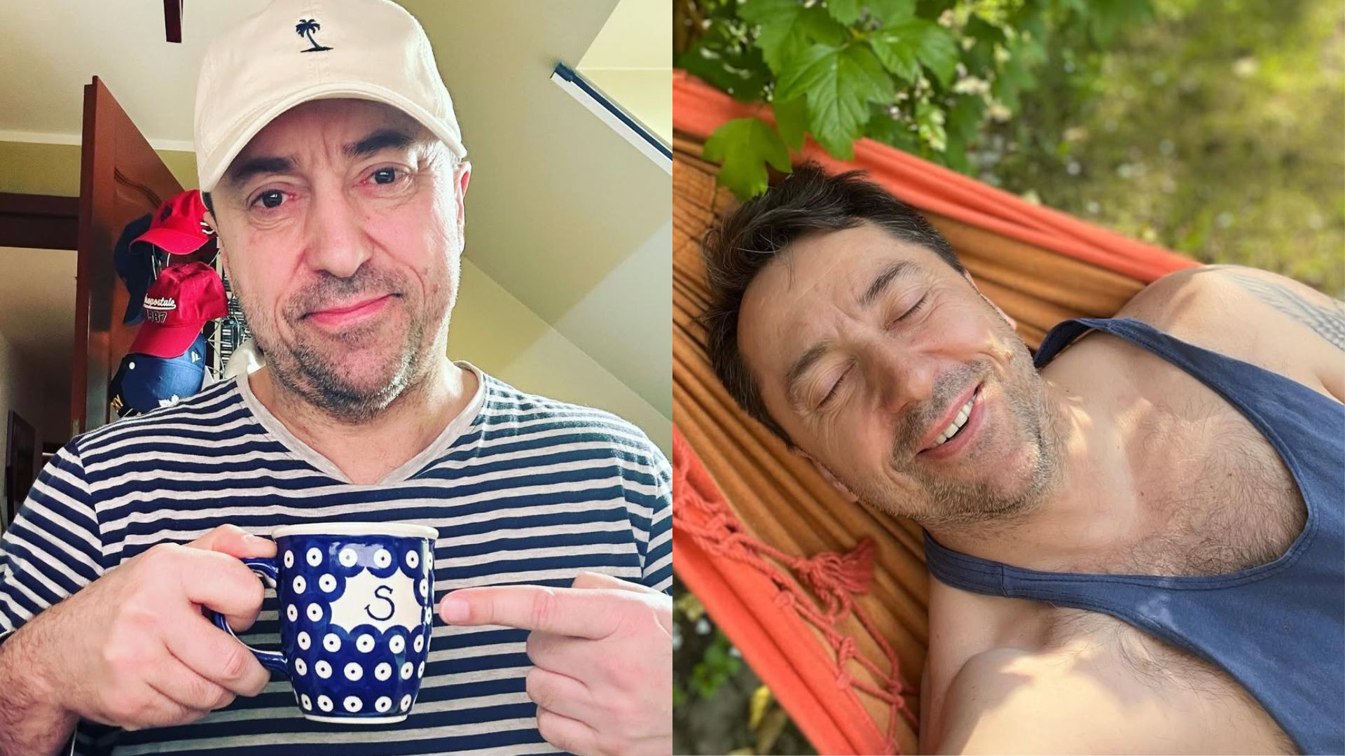 Marcin Miller mieszka w przytulnym domu z urokliwym ogrodem. Aż chce ...