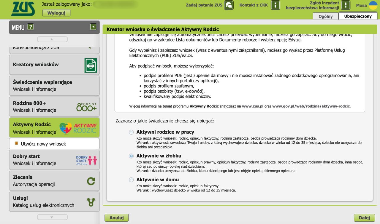 "Babciowe" w kilka minut. Tak złożysz wniosek online krok po kroku