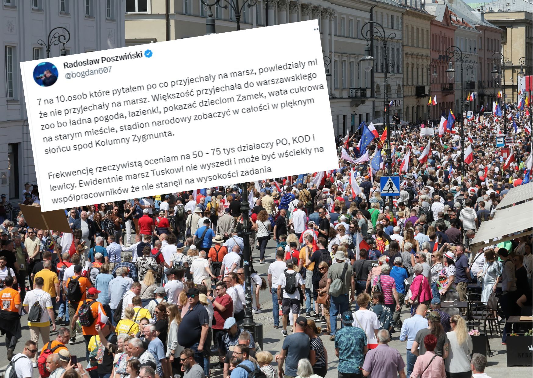 "Tak było, nie kłamię". Wpis dziennikarza TVP o marszu uruchomił lawinę
