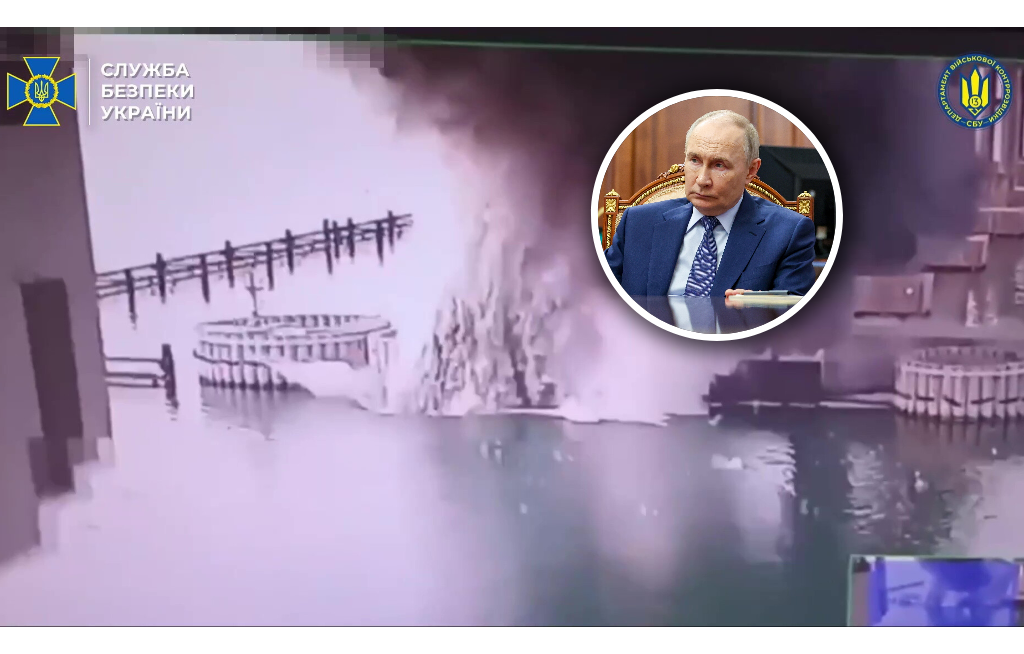 Najpierw "Pajęczyna", teraz Most Krymski. "Putina musiało to zaboleć"