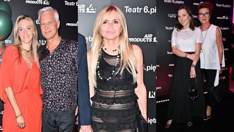 Olejnik przyszła na premierę spektaklu w przeźroczystej sukience - Pudelek