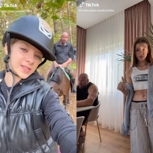 Tak wygląda córka Tomasza Oświecińskiego. 13-letnia Maja aktywnie działa na TikToku - Pudelek