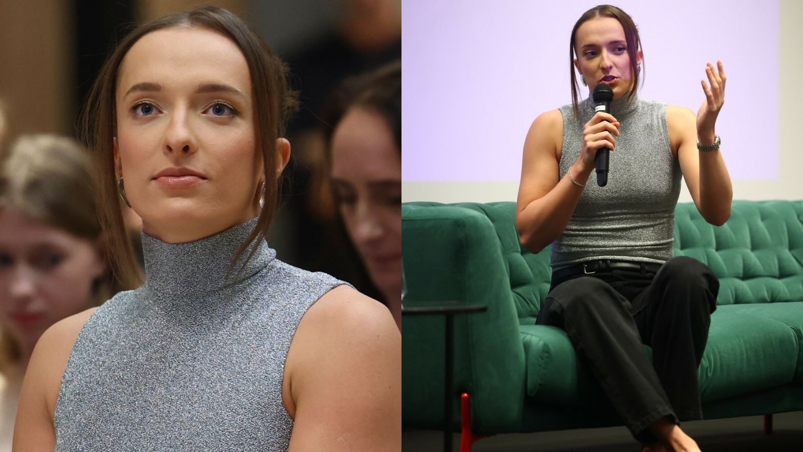 Elegancka Iga Świątek zachwyca w błyszczącym topie