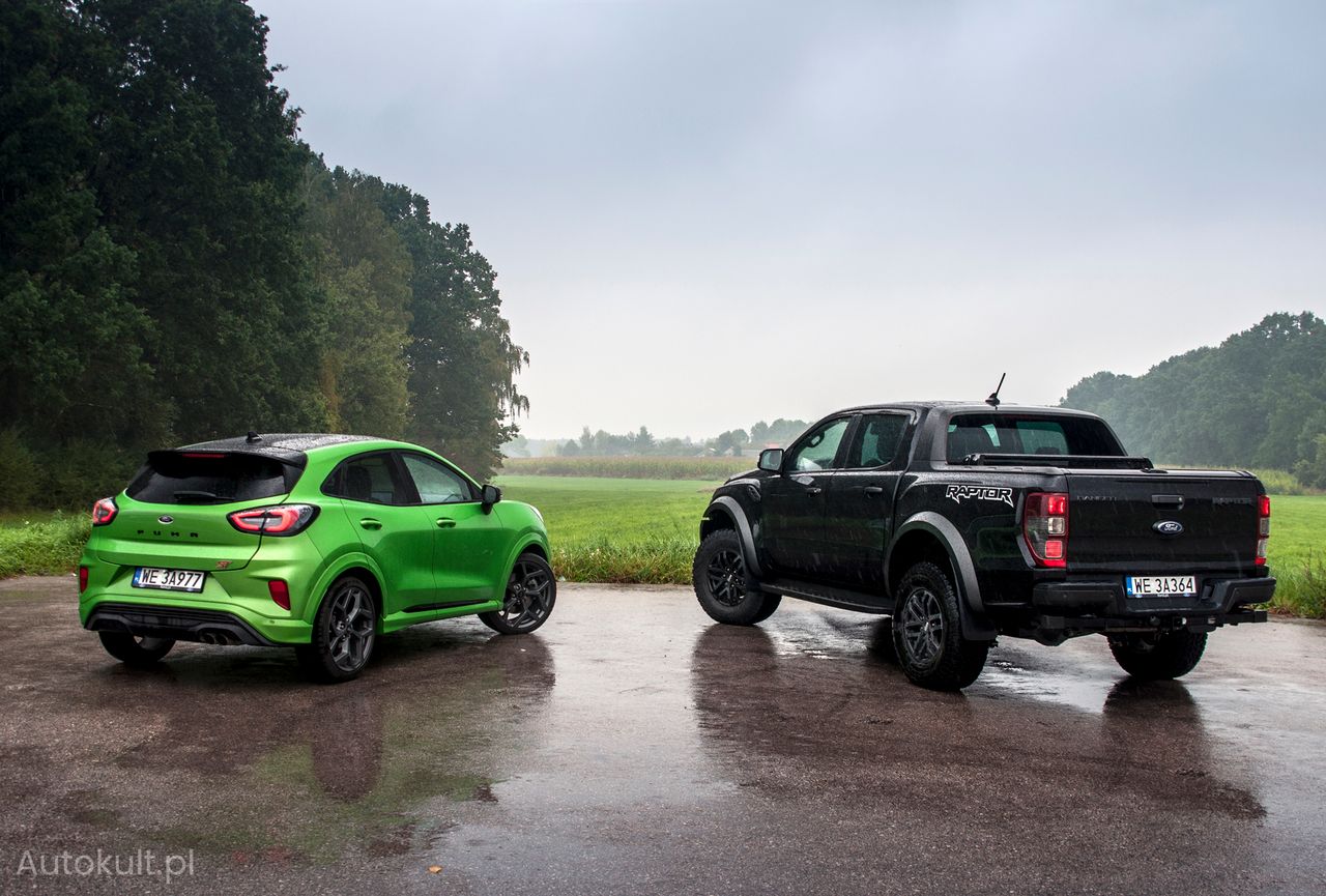 Test: Ford Puma ST i Ford Ranger Raptor – łączy je więcej, niż myślisz