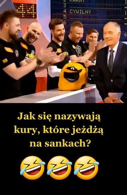 Zaskoczyli samego Karola Strasburgera. Suchar roku!