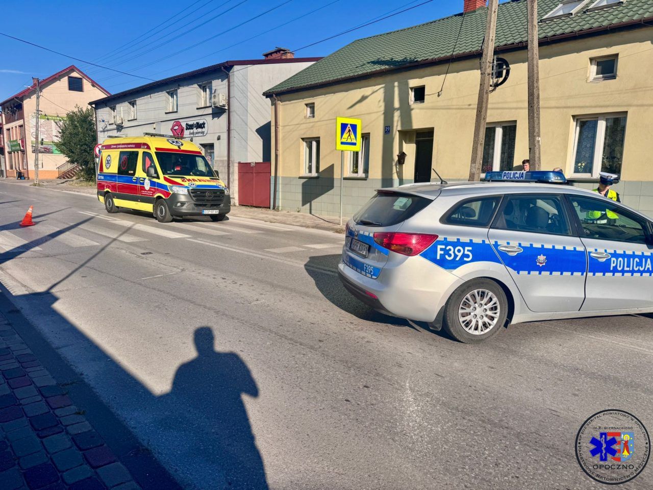 Opoczno: Potrącenie pieszego na ul. Moniuszki. W akcji śmigłowiec LPR