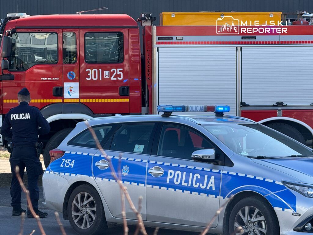 Warszawa: Pożar na terenie centrum handlowego Modlińska 6D.