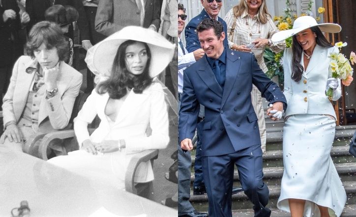 Ślubna garsonka Duy Lipy była inspirowana Biancą Jagger