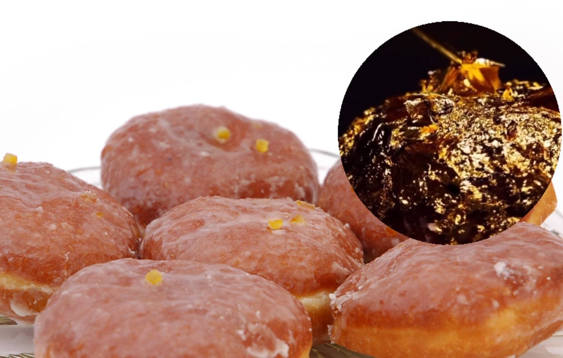 To najdroższe pączki w Polsce. Złoto i kolosalna cena