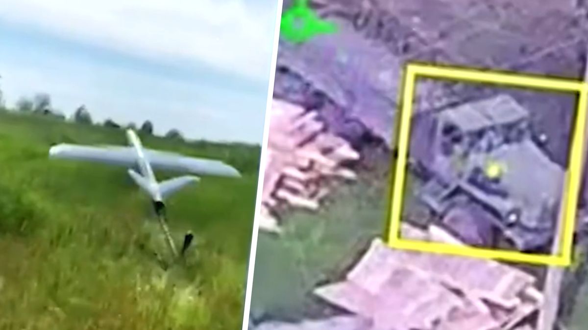 Polski dron w akcji na froncie. Celem rosyjska ciężarówka - WP Wiadomości
