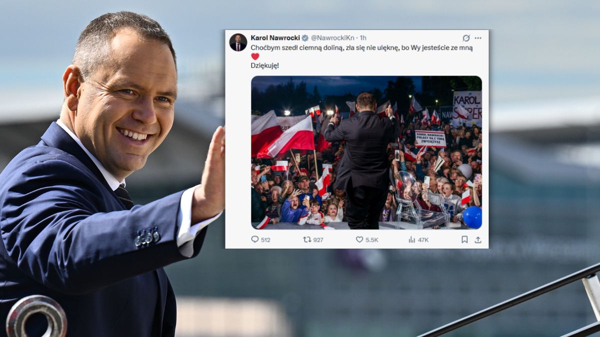 Nawrocki świętuje. Z tej okazji zacytował Biblię w zmienionej formie