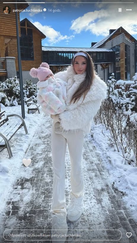 Tuchlińska pokazała córkę. Załapał się też 77-letni milioner - Pudelek