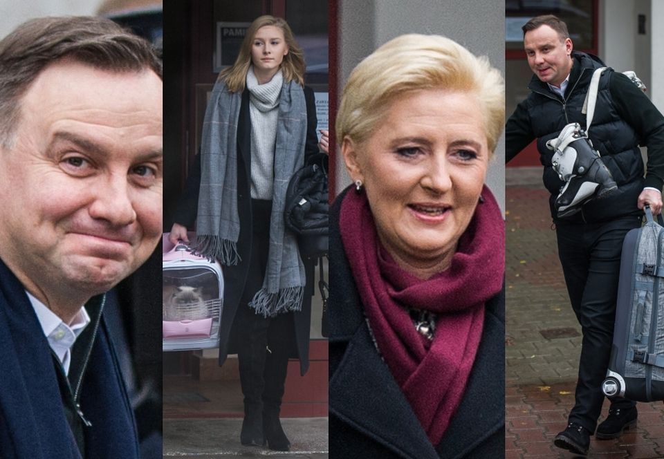 Rodzina Dudów wyjeżdża na święta - Pudelek