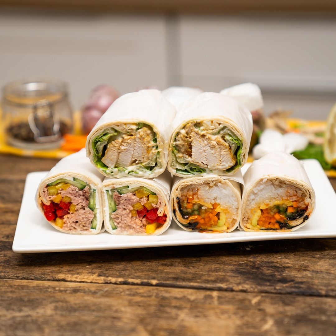 Wrapy to idealny pomysł na drugie śniadanie do pracy. Mam sposób, aby ...