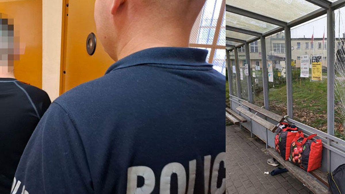 Wicko: 24-latek szalał na przystanku i nie uspokoił się nawet na widok ...