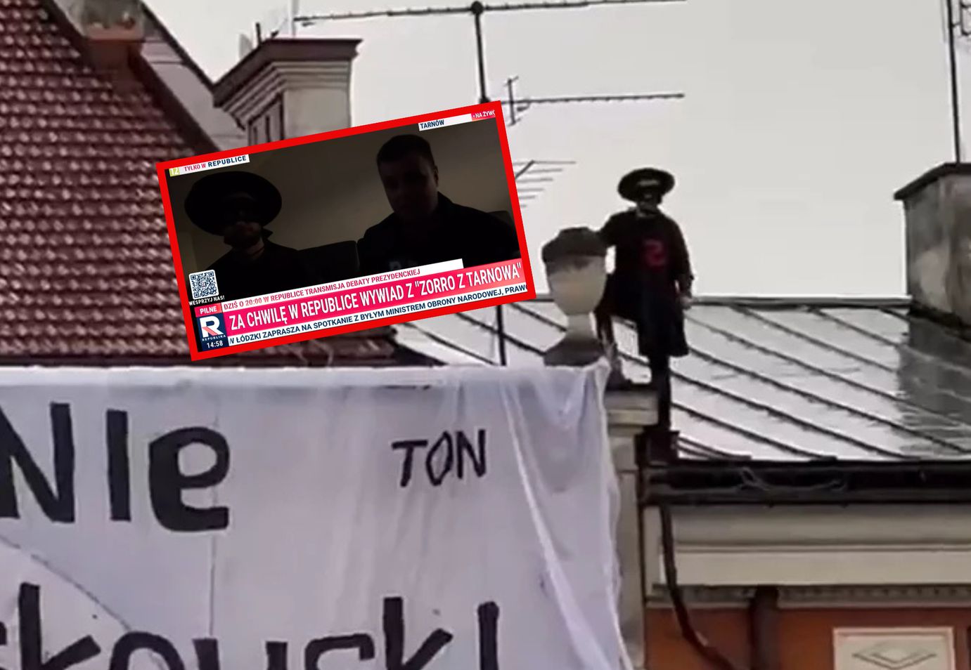 Republika porozmawiała z "Zorro" z Tarnowa. Będą kolejne happeningi?