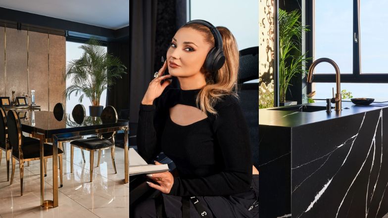 Tak mieszka Cleo. Złote krany to początek. Jest luksusowo - Pudelek