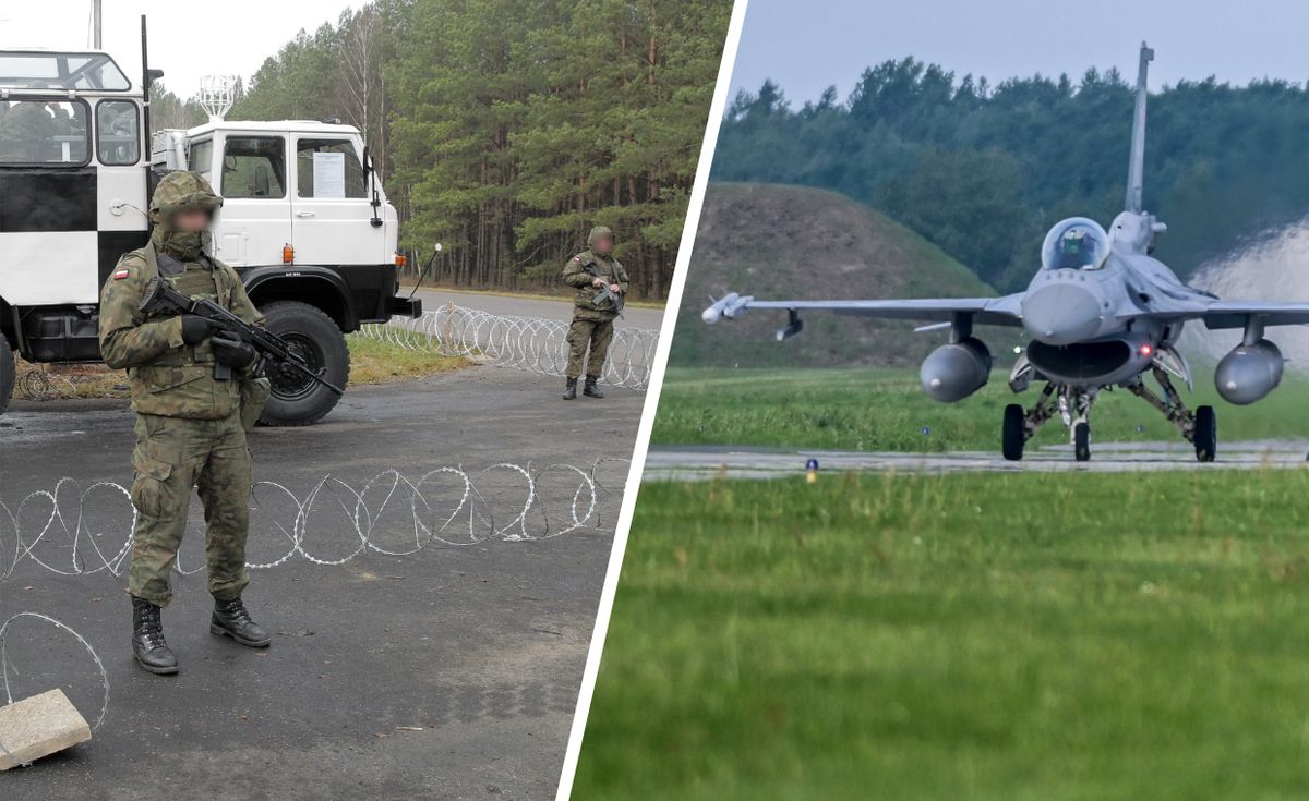 "F-16 na drodze". Komunikat armii - WP Wiadomości