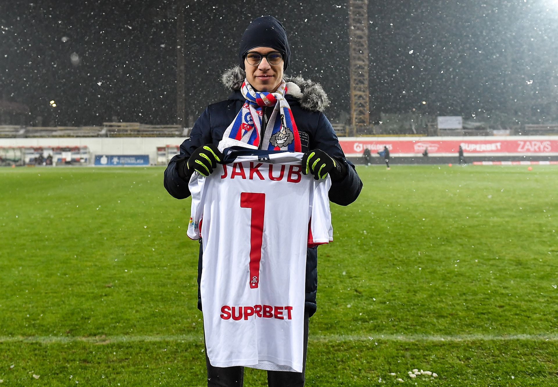 Nie tylko Podolski. Na meczu Górnika był drugi mistrz swiata