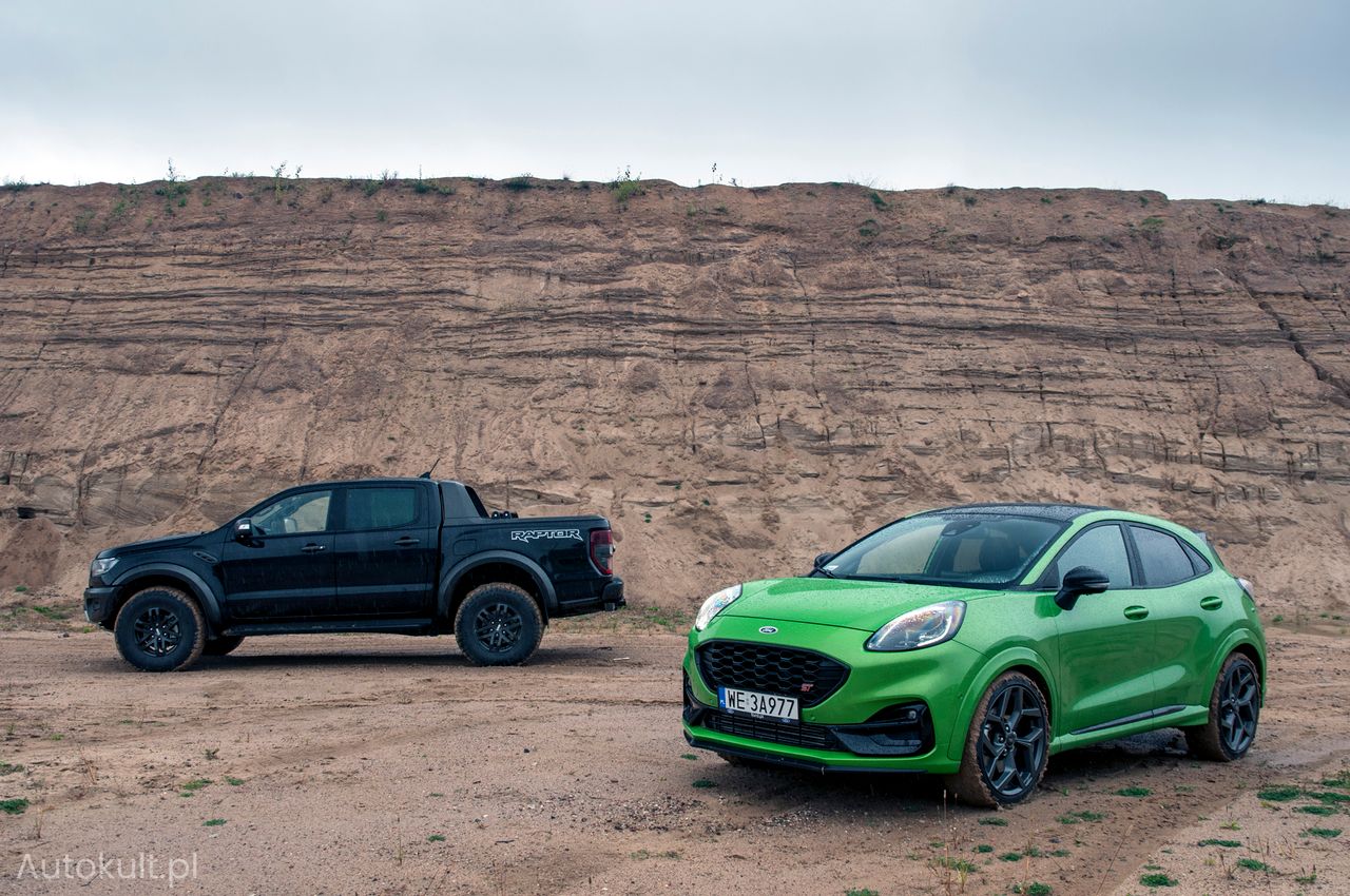 Test: Ford Puma ST i Ford Ranger Raptor – łączy je więcej, niż myślisz