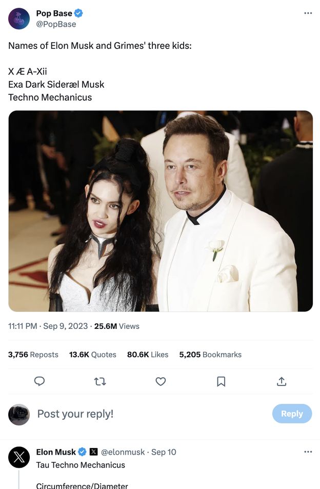 Elon Musk i Grimes mają troje dzieci. Istnienie jednego było tajemnicą ...