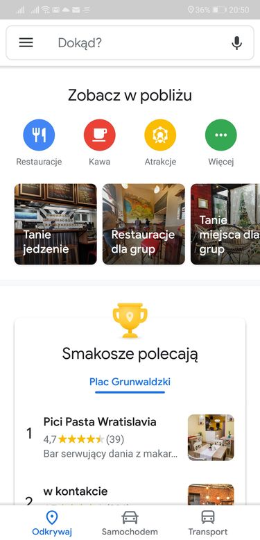 Mapy Google (Android) - dobreprogramy