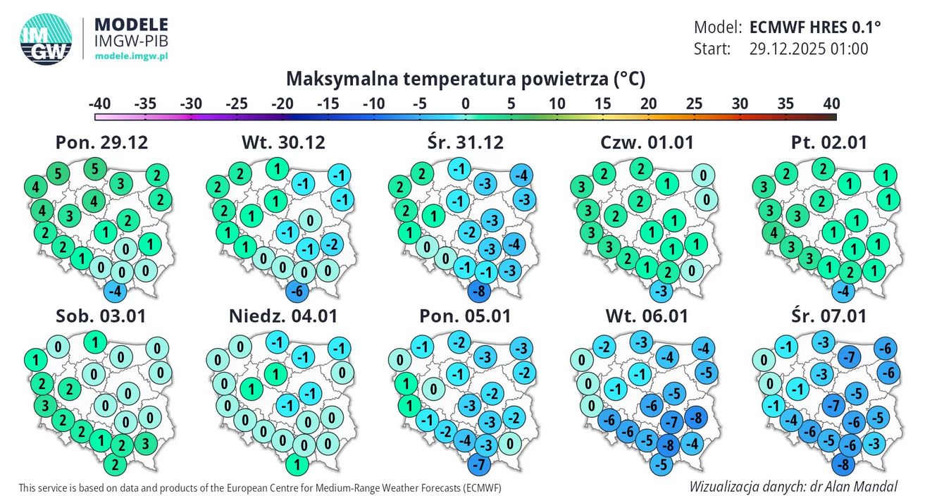 Zima nie odpuszcza na przełomie roku. Prognoza na Sylwestra i Nowy Rok