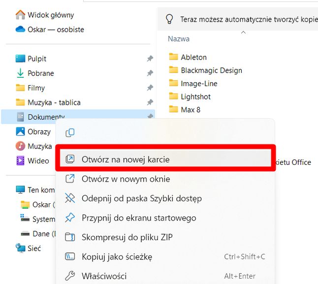 Windows 11 zyskał karty w eksploratorze plików. Jak z nich korzystać?