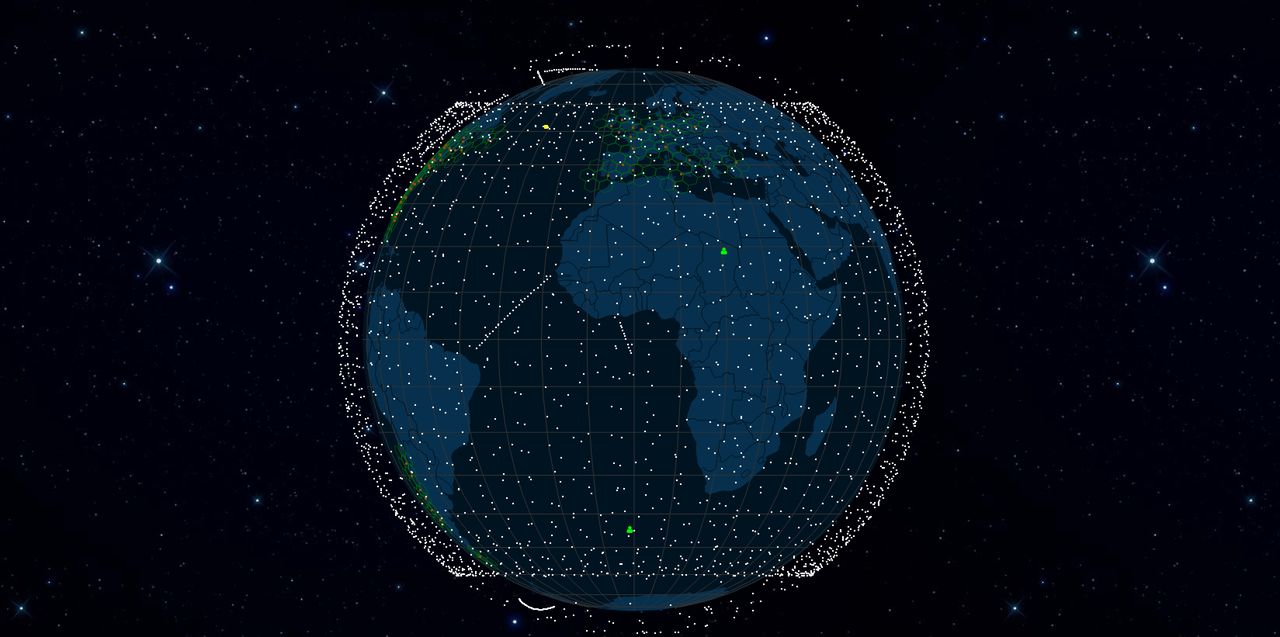 Satelity Starlink - mapa. Są już na całej planecie