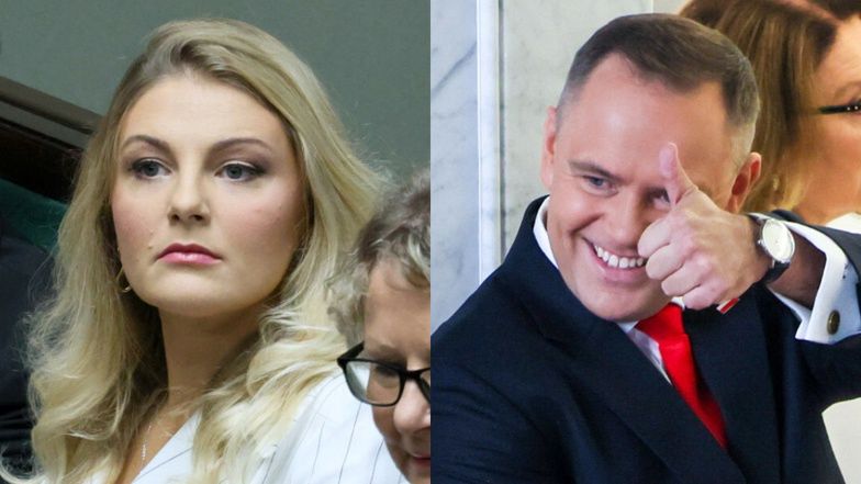 Młodsza siostra Karola Nawrockiego kibicuje mu podczas zaprzysiężenia. Kim jest Nina Nawrocka i ...
