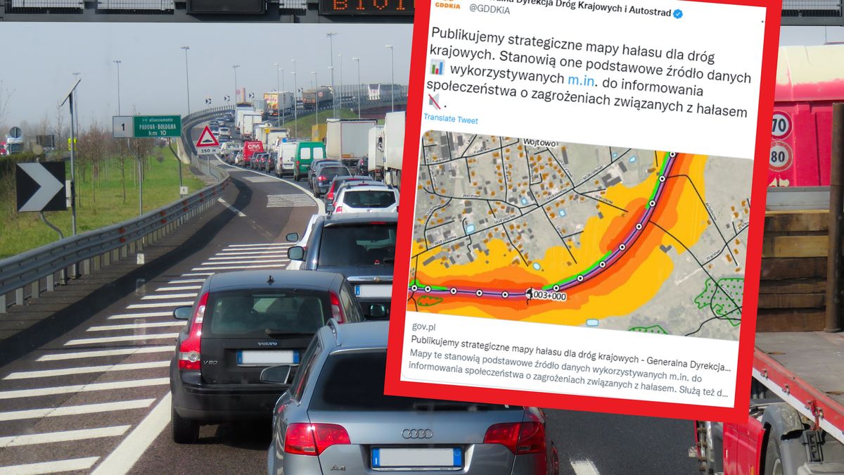 Strategiczne mapy hałasu. GDDKiA opublikowało najnowsze dane