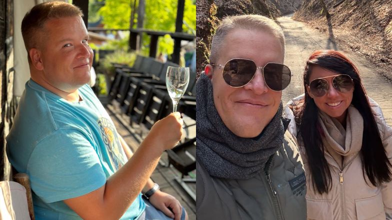 Lotek najpierw schudł ponad 50 kg, a potem WZIĄŁ ŚLUB. Pokazał zdjęcia ...