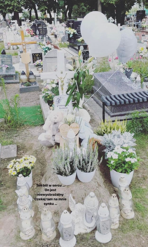 Magdalena Stępień w poruszających słowach wspomina Oliwiera: "Ból jest ...